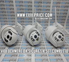 videocamera Rotativa 360° 24-48❌sorveglianza h24 wireless kit